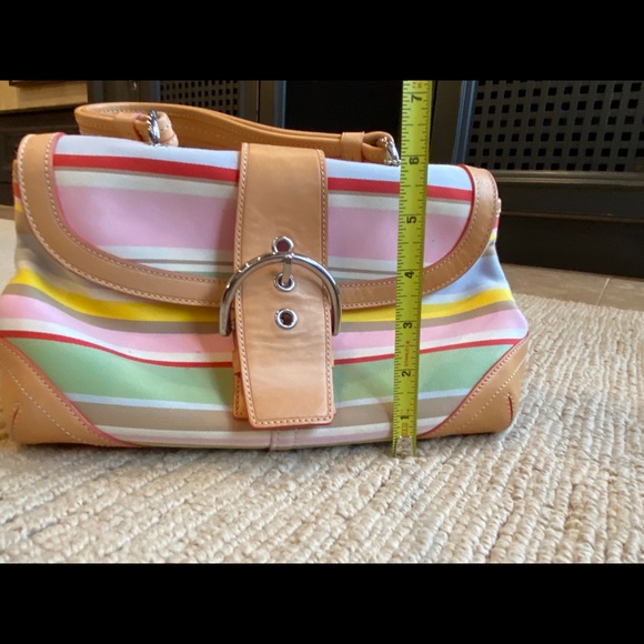 Coach | Bags | Coach Striped Mini Bag | Poshmark